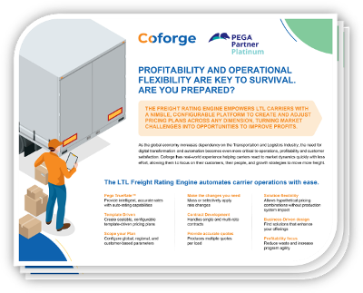 Transform Freight Operations With Pega Coforge